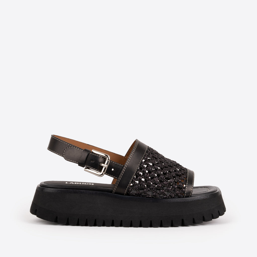 Panama Sandal Black – Labucq